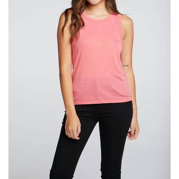 Chaser | Tops | New Chaser Recycled Vintage Jersey Slit Back Hi Lo ...